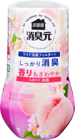 【楽天市場】小林製薬 お部屋の消臭元 もぎたて白桃 400ml[消臭元 芳香剤 部屋用]：Vドラッグ 楽天市場店