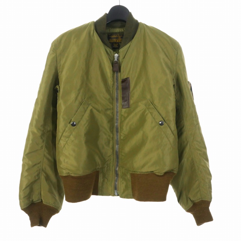【楽天市場】【中古】ダブルアールエル RRL MA-1 フライトジャケット ブルゾン S カーキ メンズ 【ベクトル 古着】 250718：VECTOR×Refine