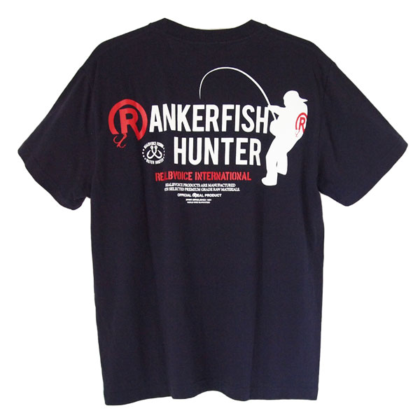 【楽天市場】RealBvoice FISHING リアルビーボイス フィッシング RANKER FISH HUNTER T-SHIRT ...