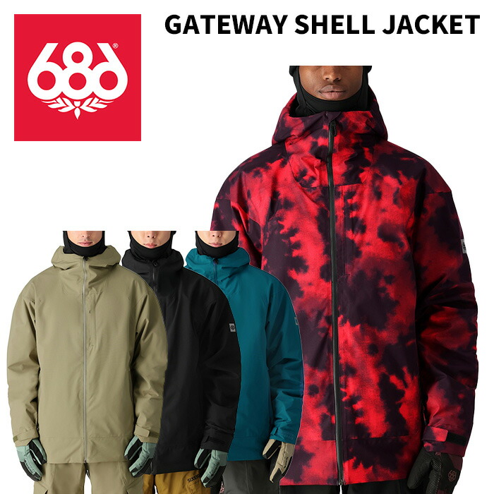 【楽天市場】686 シックスエイトシックス ウェア GATEWAY SHELL JACKET 24-25(2025)モデル ジャケット：ski ...