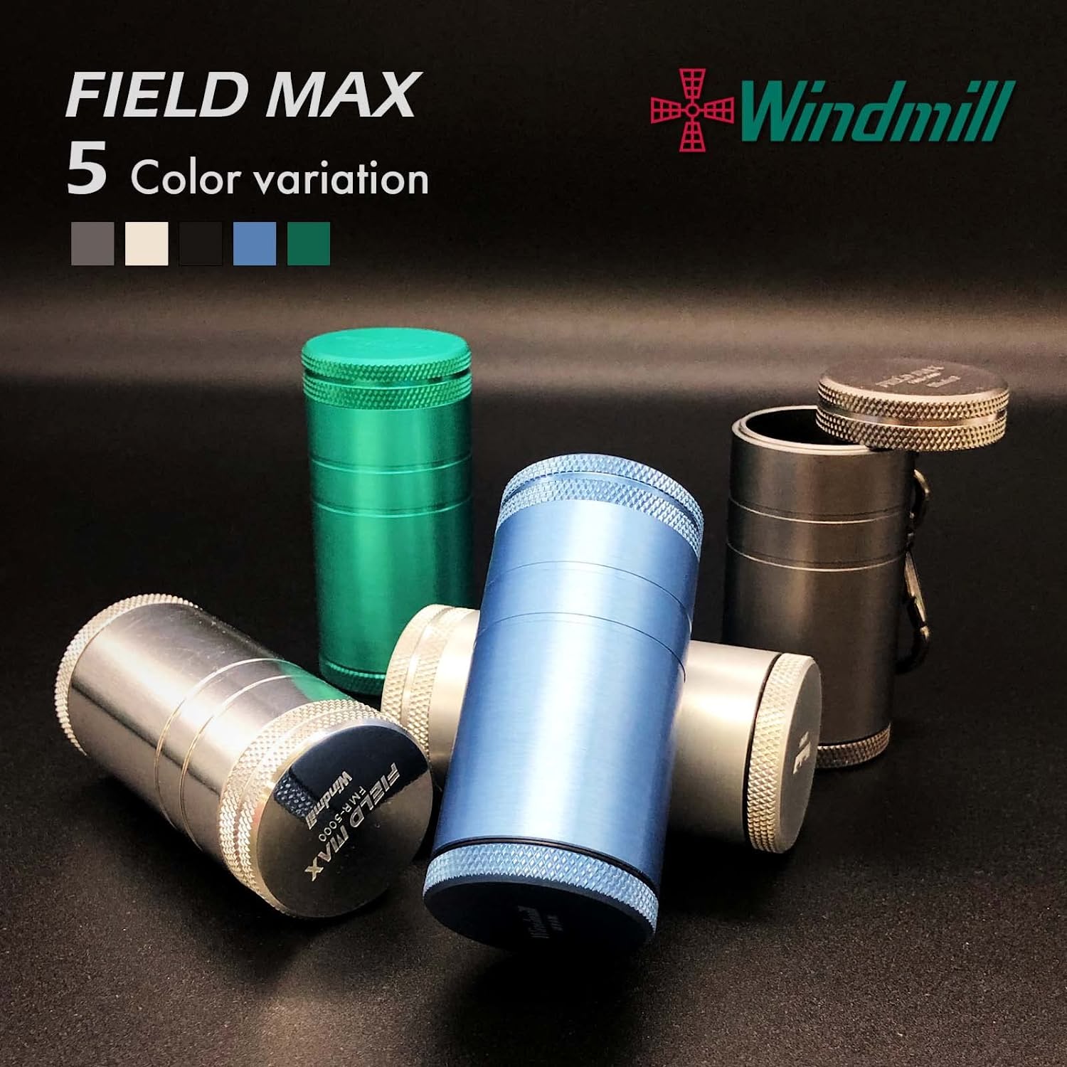 【楽天市場】ウインドミル(Windmill) 携帯灰皿 スライド式 フィールドマックス FMR-5000 アルミ製：バリュー・クラブ