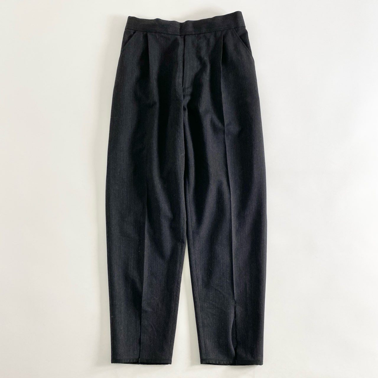 【楽天市場】SOUMO ソウモ ストライプ 裾スリット イージースラックスパンツ ウエストゴム 1タック タックイン 02 グレー メンズ ...