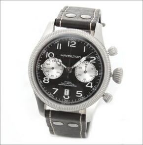 【楽天市場】ハミルトン KHAKI（カーキ・コレクション）PILOT オートマチック・パイロット・クロノグラフ・ウオッチ H60416533 ...