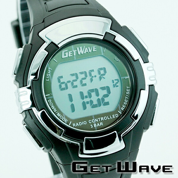 【楽天市場】マルマン GETWAVE 両局ソーラーデジタル電波時計 ブラック MJW095-01：LAD WEATHER（ラドウェザー）公式
