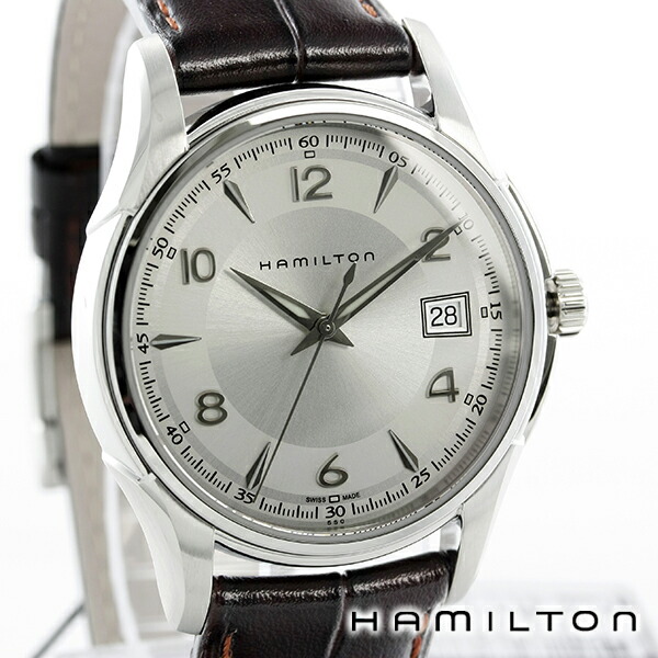 【楽天市場】ハミルトン ジャズマスター ジェント レザー ダークブラウン/シルバー メンズ H32411555 送料無料：LAD ...