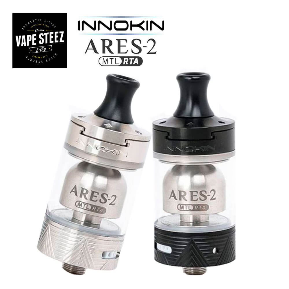 【楽天市場】【 メール便で 送料無料 】INNOKIN ARES 2 MTL RTA イノキン アレス ツー 24mm MTL タバコ吸い ...