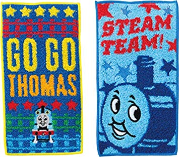 【楽天市場】丸眞 ポケットタオル 2枚組 きかんしゃトーマス 10×20cm ゴーゴートーマス 異なる2柄セット 4635003400 2個 ...