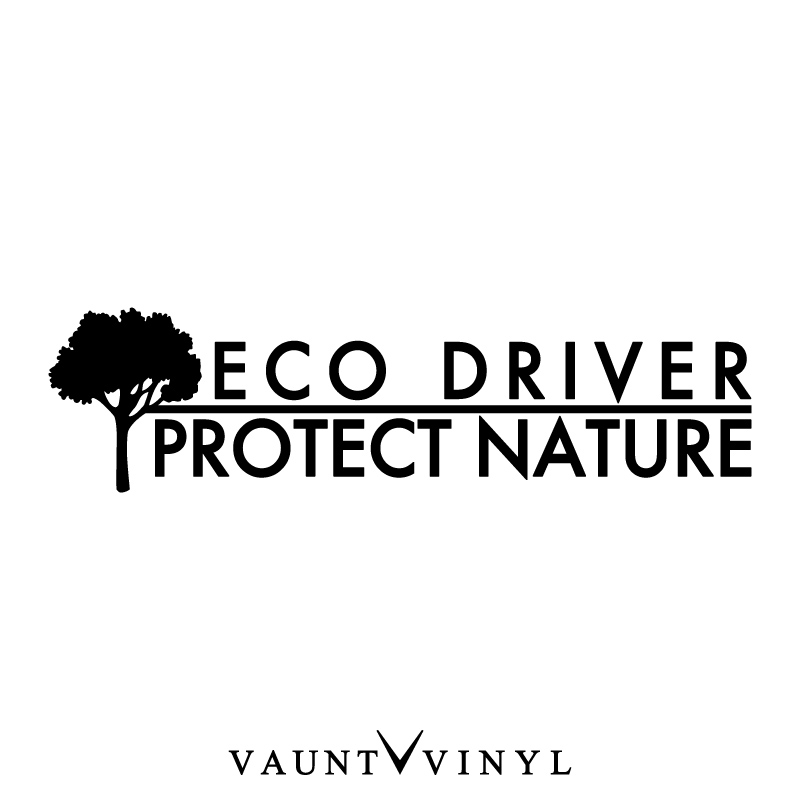 【楽天市場】ECO DRIVER カッティングステッカー エコ ドライブ 自然 ナチュラル グリーン / シール シート フィルム 転写 車 ...