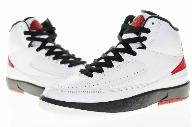 【楽天市場】【中古】ナイキ NIKE WMNS AIR JORDAN 2 RETRO WHITE/VARSITY RED CHICAGO 23 ...