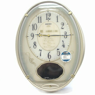 【楽天市場】【中古】未使用品 セイコー SEIKO ウェーブシンフォニー 電波掛時計 AM222S 白 ホワイト 【ベクトル 古着 ...