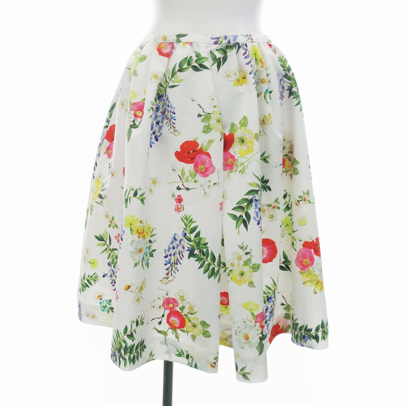 【楽天市場】【中古】チェスティ Chesty フレアスカート ひざ丈 花柄 0 S マルチカラー /RO レディース 【ベクトル 古着】 240628：ブランド古着ベクトルプレミアム店