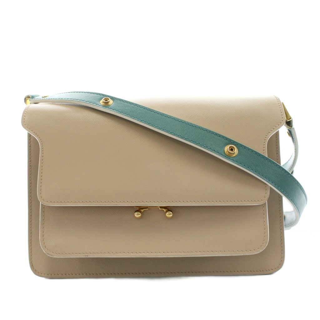 楽天市場】□極美品□ MARNI マルニ トランク レザー ショルダーバッグ