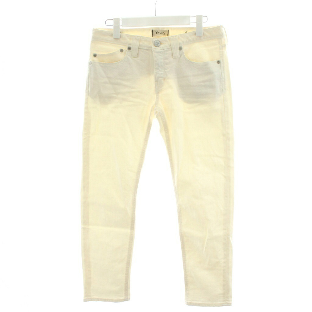 【楽天市場】【中古】ヤヌーク YANUK CECIL デニムパンツ ジーンズ ジーパン Gパン 24 白 ホワイト /AN41 レディース ...