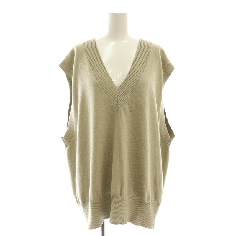 【楽天市場】【中古】チノ CINOH 23SS Vネックベスト オーバーサイズ AP STUDIO取扱い コットン ベージュ /KO OS レディース 【ベクトル 古着】 241217 ...