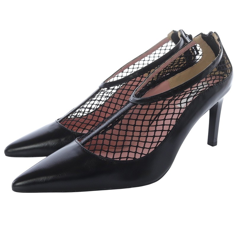 【楽天市場】【中古】アメリ Ameri MEDI MESH CONVERSION PUMPS パンプス ピンヒール 切替 ポインテッドトゥ L 黒 ブラック /SR11 レディース 【ベクトル ...