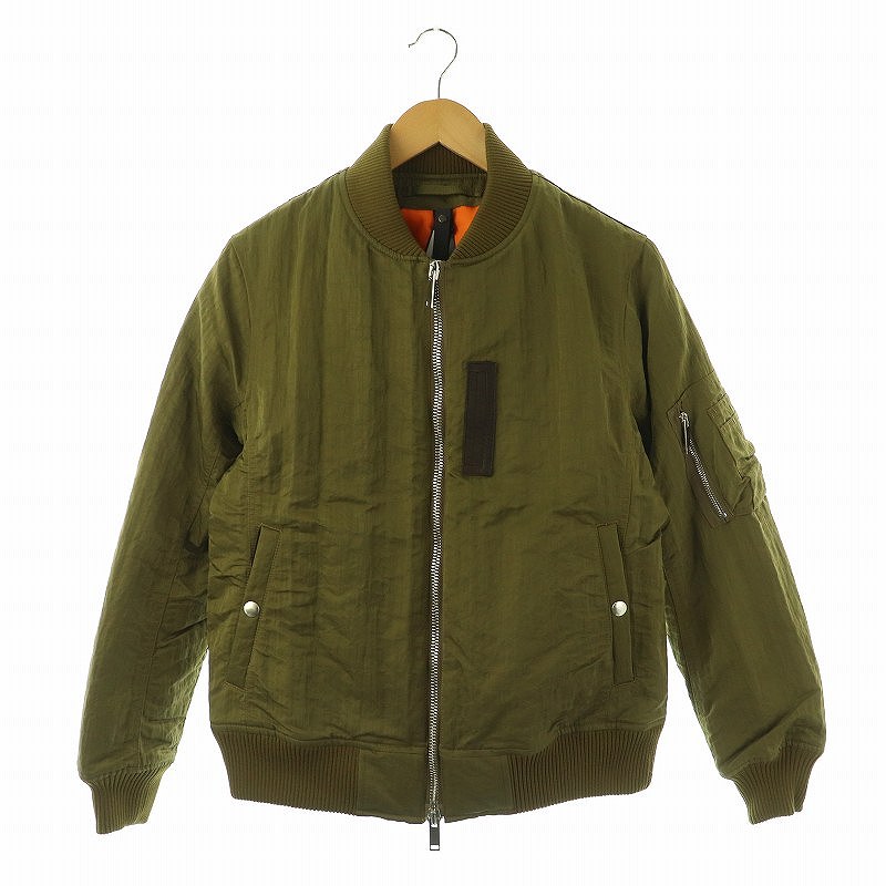 【楽天市場】【中古】未使用品 ダブルジェイケイ wjk shrink 2050NY53C MA-1 ミリタリージャケット ブルゾン 中綿 S カーキ /ES OS SH メンズ 【ベクトル ...