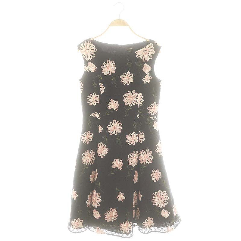 【楽天市場】【中古】トッカ TOCCA DIAMOND LILY ドレス ワンピース ノースリーブ ひざ丈 6 XL 紺 ネイビー /SY OS レディース 【ベクトル 古着】 250516 ...