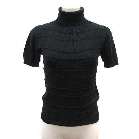 【楽天市場】【中古】イネド INED ニット カットソー タートルネック 半袖 9 黒 ブラック /MS レディース 【ベクトル 古着 ...