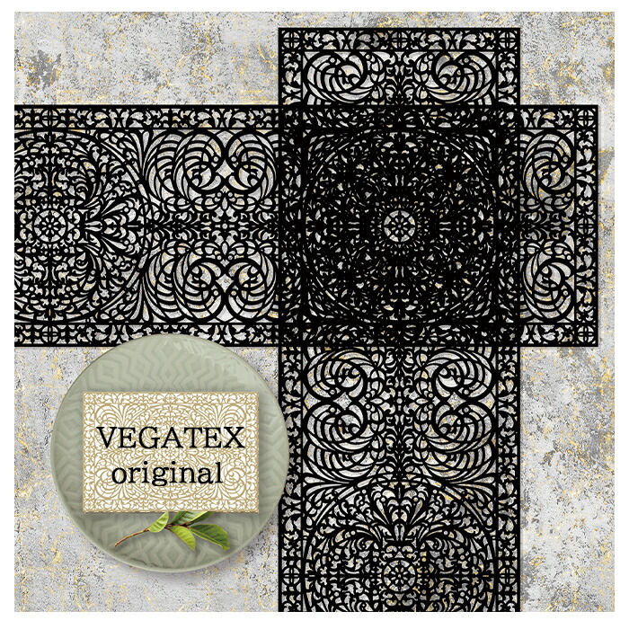 【楽天市場】テーブルセンター バッカス 33×150cm 高級感 メタリック アイアン ビニール おしゃれ モダン 人気 VEGATEX プレゼント 結婚式 パーティー 華やか 人気 PVC ...