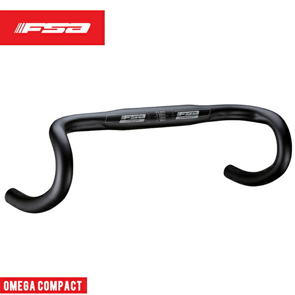 【楽天市場】FSA エフエスエー ハンドルバー Omega Compact オメガコンパクト Φ31.8mm 420mm ...