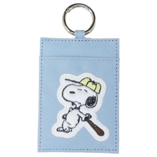 【楽天市場】シングルパスケース 定期入れ スヌーピー アップリケ ベースボール ピーナッツ マリモクラフト ICカードケース メール便可：雑貨＆アートの通販店ベルコモン