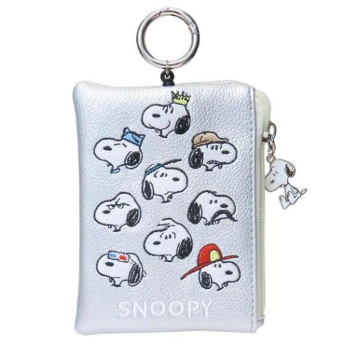 【楽天市場】刺繍パスポーチ 定期入れ＆小銭入れ スヌーピー SI ピーナッツ マリモクラフト コイン＆パスケース ICカードケース メール便可：雑貨＆アートの通販店ベルコモン