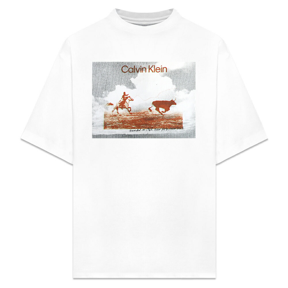 【楽天市場】CALVIN KLEIN STANDARDS / Cowboy Collage T-Shirt：VENTURER
