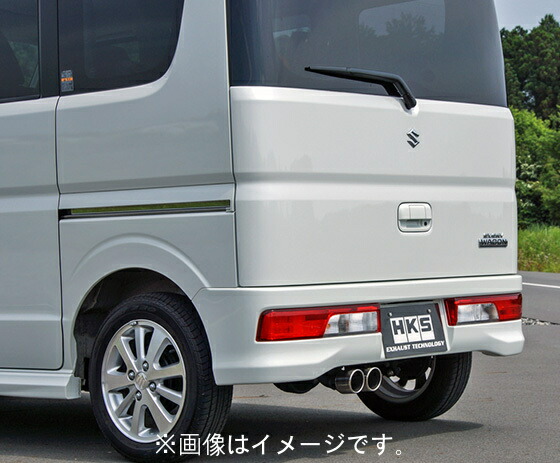 【楽天市場】自動車関連業者直送限定 HKS LEGAL リーガル マフラー SUZUKI スズキ エブリィワゴン DA17W R06A ...