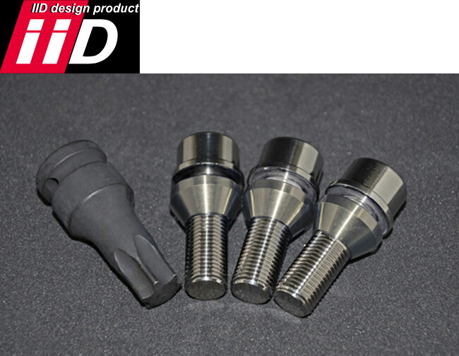 【楽天市場】iid Titanium Wheel Bolts チタンボルト 20本 M14×1.25 60°テーパー ポリッシュ Torx トルクス 強化ボルト IID製：emilystyle