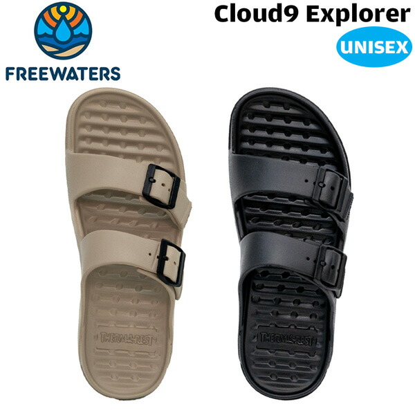 【楽天市場】サンダル 人気商品 24SS FREEWATERS フリーウォータース CLOUD9 EXPLORER クラウドナインエクスプロ—ラー ビーチ プール ストリート：スポーツプロ ...