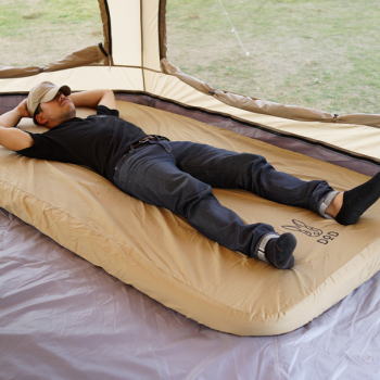 DOD マット ソロサイズ キャンプ用マット 自動膨張式 インフレータブルマット アウトドア用マット マットレス オートマチックエアバルブ 丸洗いOK キャンプ ソトネノキワミS（マクラなし）CM1-649-TN-NP 楽天市場】【9日20時から最大80%OFFクーポン!!】DOD マット ソロサイズ