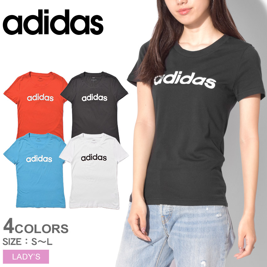 【楽天市場】《限定クーポン配布》【ネコポス配送】ADIDAS アディダス 半袖 リニア コットン SHORT SLEEVE LINEAR ...
