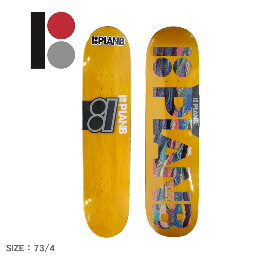 【楽天市場】《限定クーポン配布》プランビー デッキ メンズ レディース PLAN B TEAM KOOGIE 7.75×31.6 スケート ...