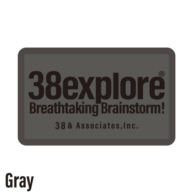 【楽天市場】最強翌日配送 ミヤエクスプローラー 38explore Patch38 BIG Monochrome [お一人様1個まで]：vic2（ビックツー）