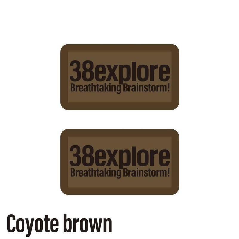 【楽天市場】【あす楽対応】 ミヤエクスプローラー 38explore Patch38 SMALL CB 2枚セット：vic2（ビックツー）