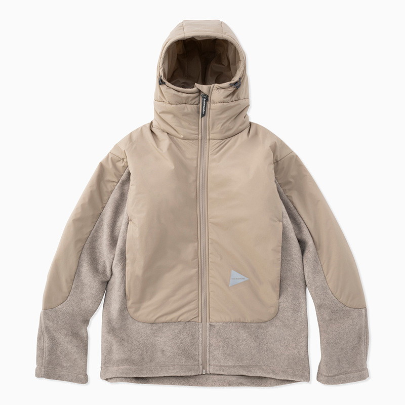 【楽天市場】アンドワンダー and wander top fleece jacket l.beige [5743231009]：vic2（ビックツー）