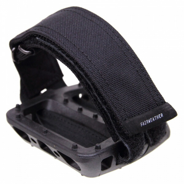 【楽天市場】フェアウェザー FAIRWEATHER pedal strap narrow black [ペダルストラップナロー ブラック 自転車 サイクリング]：vic2（ビックツー）