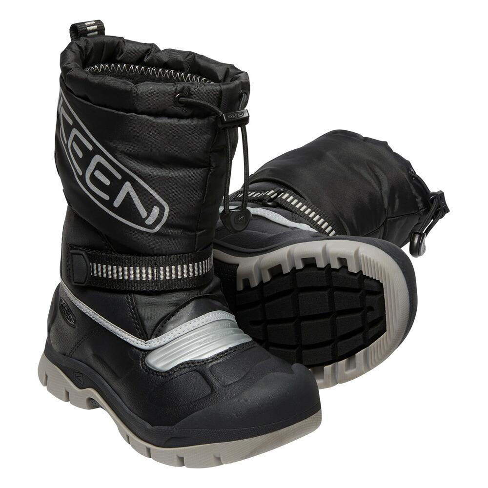 【楽天市場】キーン KEEN Children SNOW TROLL WP Black/Silver [1026756]：vic2（ビックツー）