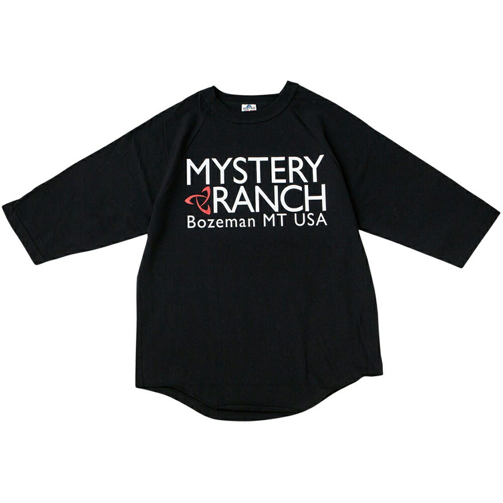 【楽天市場】ミステリーランチ MYSTERY RANCH MR Baseball Tee Black [ベースボールT][グレー][ラグラン ...