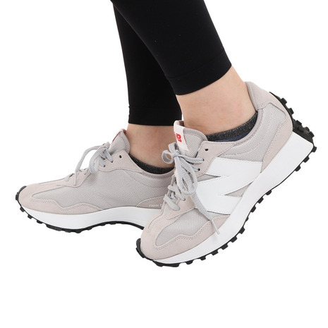 【楽天市場】ニューバランス（new balance）（メンズ、レディース）スニーカー 327 MS327 CGW D グレー ビックロゴ ...