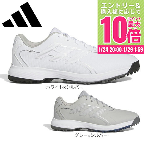 【楽天市場】【1/29 1:59まで さらに最大P10倍】アディダス（adidas）（メンズ）ゴルフシューズ スパイクレス トラクションライト マックス SL SL-IF0330 IF0331 ...