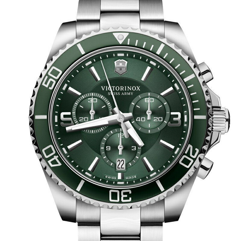 【楽天市場】【公式】ビクトリノックス VICTORINOX MAVERICK マーベリック クロノグラフ (グリーン) 241946 ...