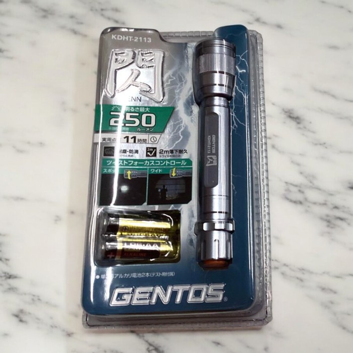 【楽天市場】GENTOS ジェントス 閃シリーズ フラッシュライト KDHT-2113：クラウンMARKET