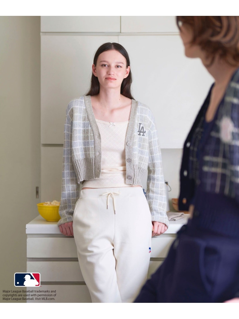 【楽天市場】【MLB COLLECTION BY JUN】短丈チェックジャガードカーディガン VIS ビス トップス カーディガン ネイビー グリーン【送料無料】[Rakuten ...