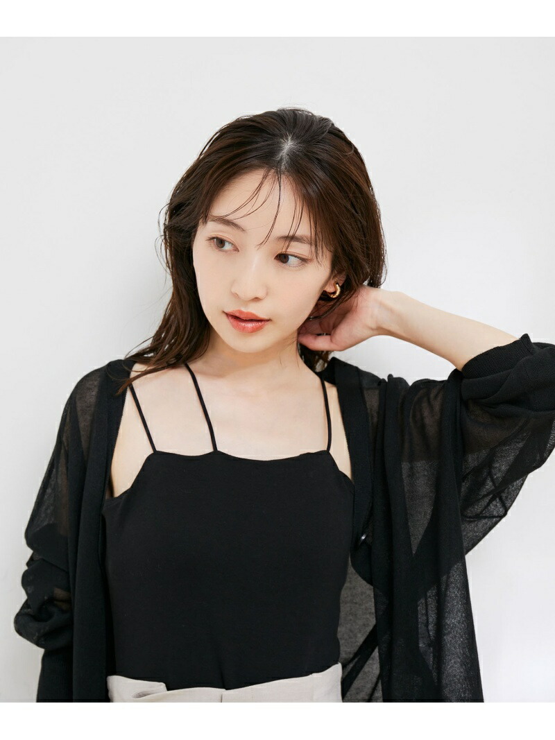 【楽天市場】【SALE／60%OFF】【洗える】アシンメトリークロスストラップキャミソール VIS ビス トップス キャミソール グリーン ブラウン ホワイト ブラック【RBA_E ...