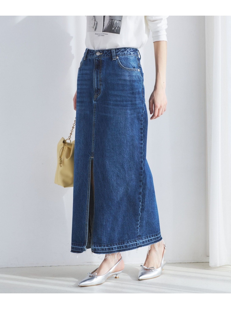 【楽天市場】【SALE／40%OFF】【洗える】アイラインウォシュデニムスカート VIS ビス スカート その他のスカート ブルー【RBA_E】【送料無料】[Rakuten Fashion ...