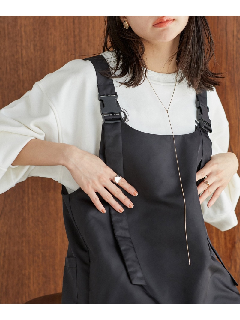 【楽天市場】【SALE／60%OFF】【洗える】バイカラージャンパースカート VIS ビス ワンピース・ドレス ワンピース ホワイト ブラック ...