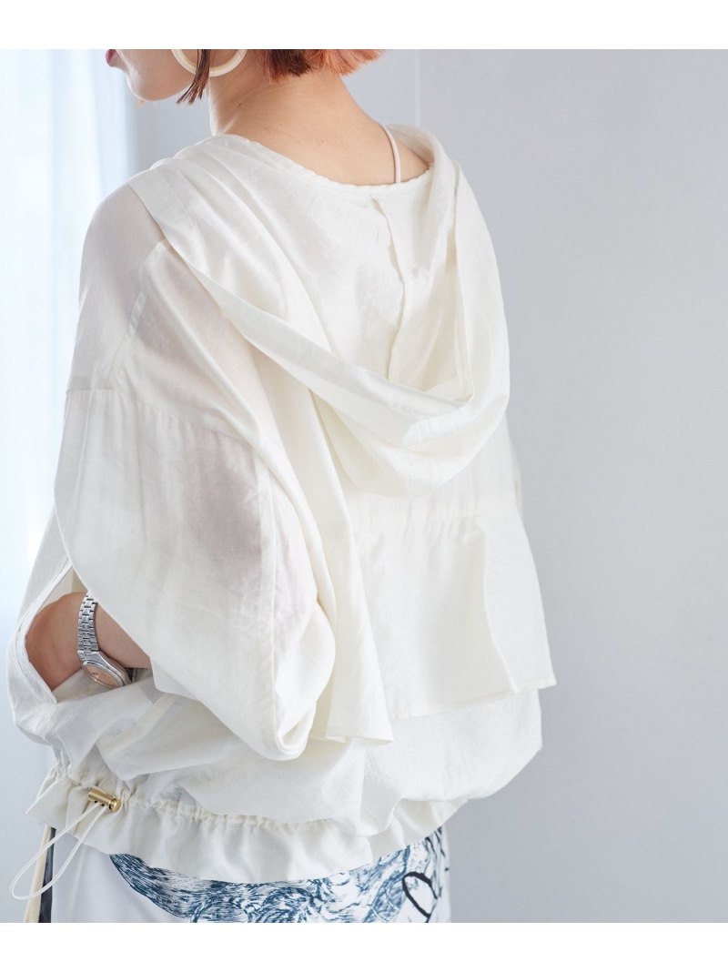 【楽天市場】【WEB限定】【洗える】シアーバックフリルフードブルゾン VIS ビス ジャケット・アウター ブルゾン・ジャンパー グレー ブラック ホワイト【先行予約】*【送料無料 ...