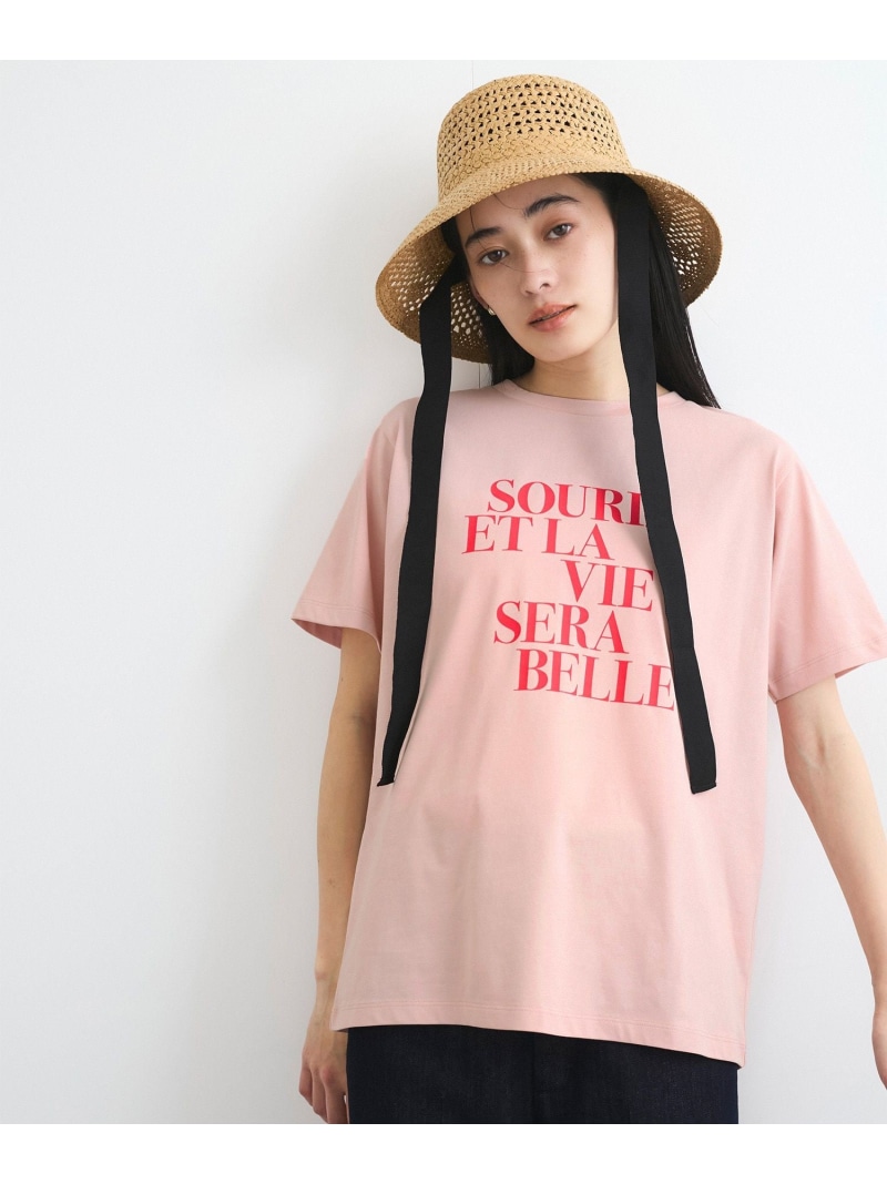 【楽天市場】【接触冷感/洗える】アソートロゴプリントTシャツ VIS ビス トップス カットソー・Tシャツ ピンク ホワイト グレー[Rakuten Fashion]：VIS／ビス
