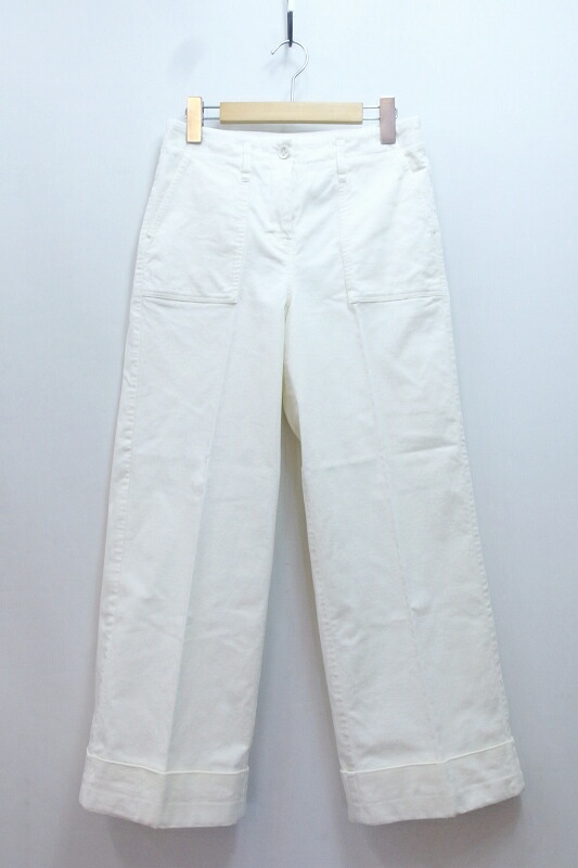 【楽天市場】【中古】 【ブランベール blancvert】 ワイド コーデュロイパンツ 38 ホワイト：Vision【ビジョン楽天市場店】